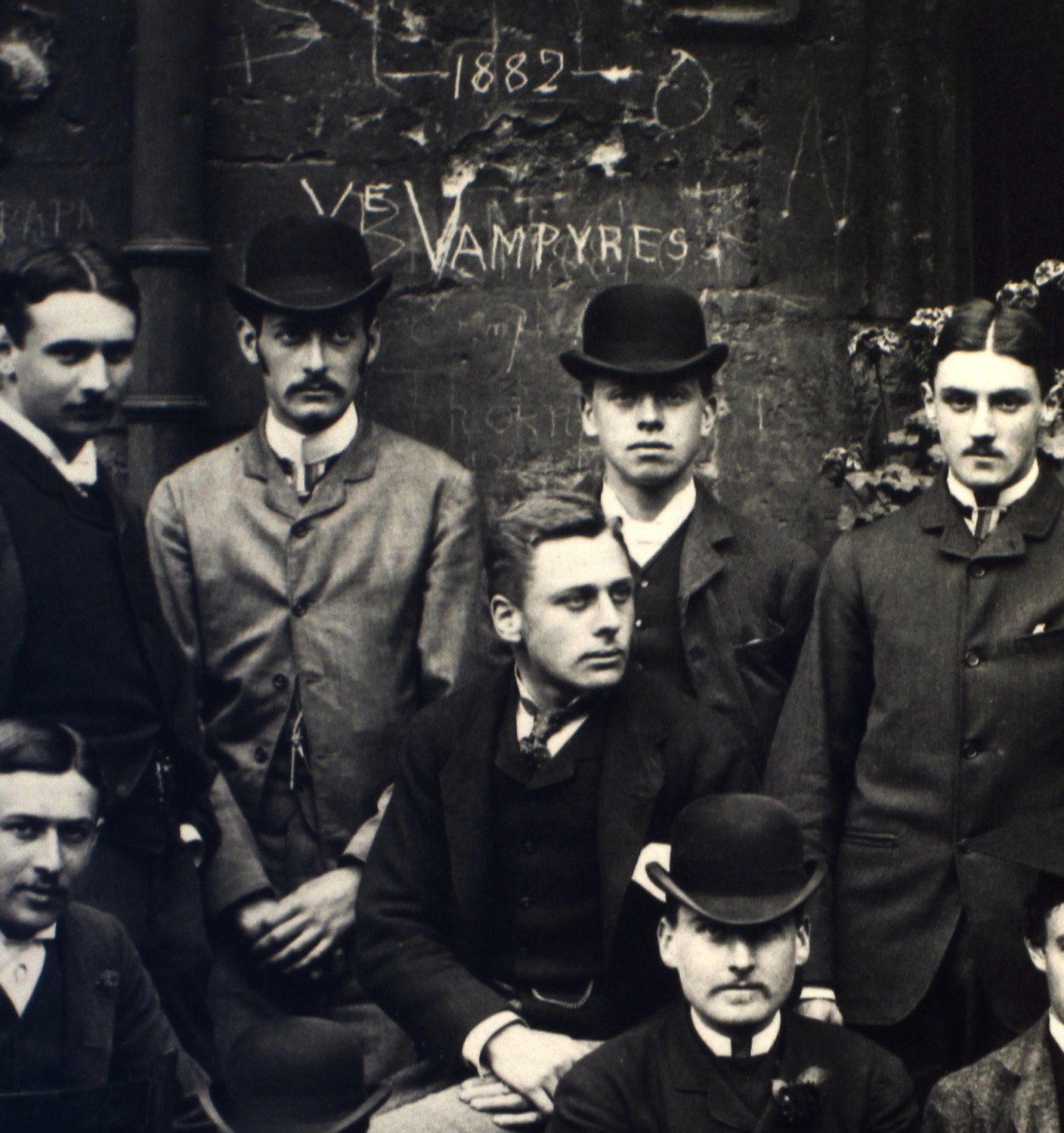 Vintage photo print vampire art photography antique photograph