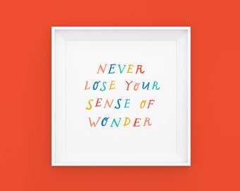 Sense of wonder | Etsy
