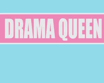 Drama queen sign | Etsy