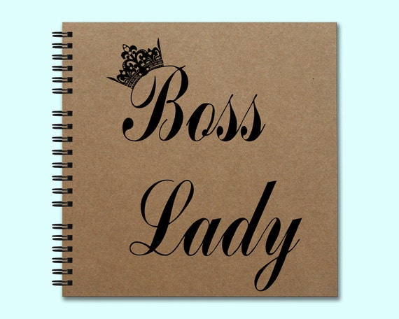 Boss Lady Hardcover Book Square Journal Unique Journal