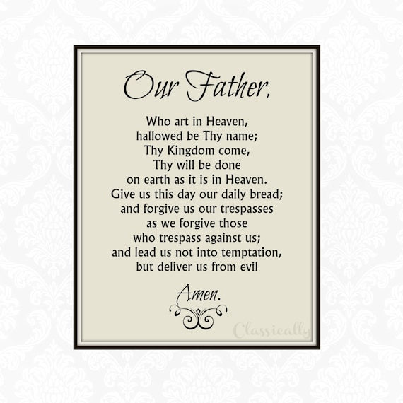 Our Father Prayer Tagalog