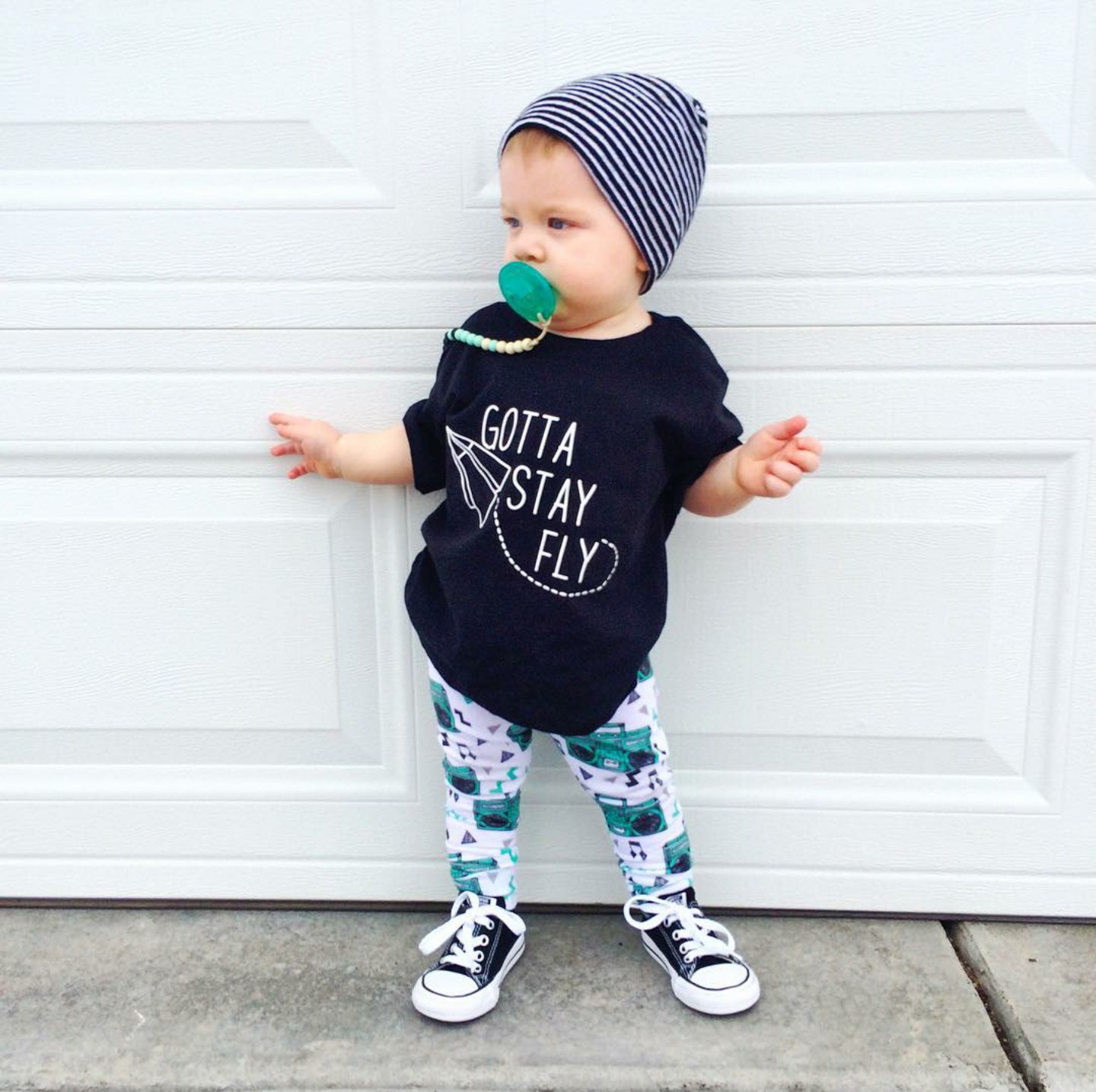 Gotta stay fly trendy boy clothes hipster baby by Our5loves