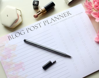 Items similar to Basic Blog Post Planner - 3pc. Printable on Etsy