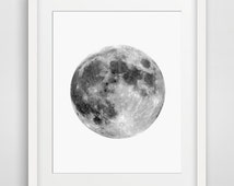 Unique moon printable related items | Etsy