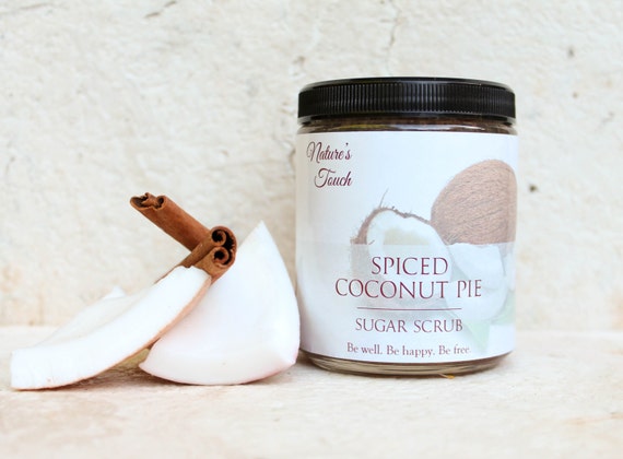 Spiced Coconut Pie Sugar Scrub Body Scrub Coconut Scrub