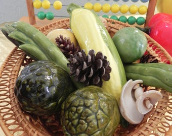 Ceramic vegetables | Etsy