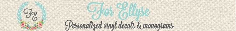 Custom Handmade Decals Apparel & Homegoods by ForEllyse on Etsy