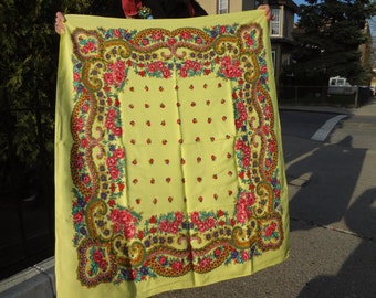 Babushka scarf | Etsy