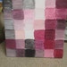 Abstract Pink Block Painting