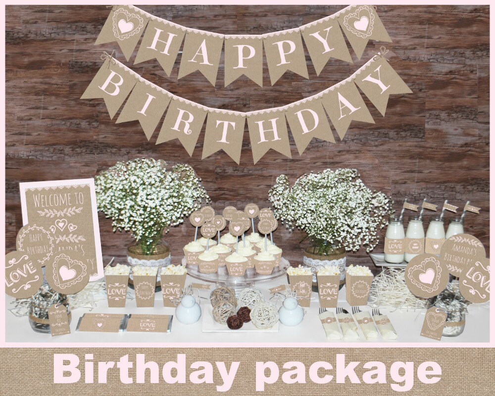Pinterest Rustic Birthday Girl