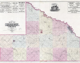 1864 Map of Charlotte County Virginia by GenealogicalSurveyor