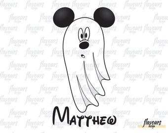 Mickey mouse ghost | Etsy