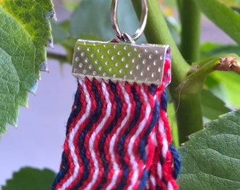 Items similar to T-shirt Key Ring, Handmade Key Ring on Etsy