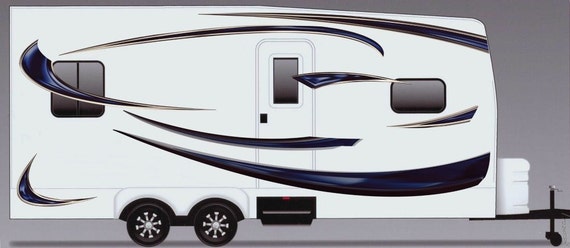 RV Trailer Camper Motorhome Large Vinyl Decals/Graphics