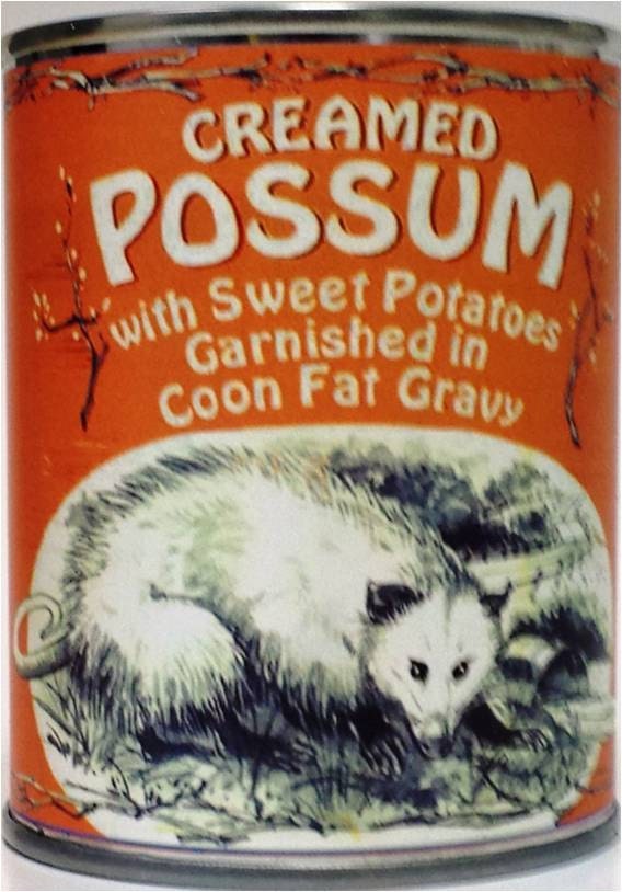 Creamed Possum Garnished with Sweet 'Taters Coon by CannedJunk
