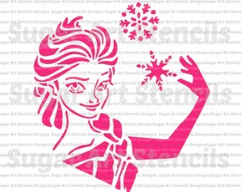 Elsa stencils | Etsy