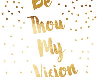 Be thou my vision | Etsy