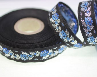 35 mm Red Renaissance Motive ribbon 1.37 inches european