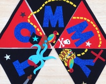 Unique pirate bunting related items | Etsy