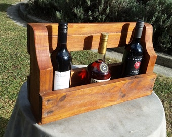 Cedar wine rack | Etsy