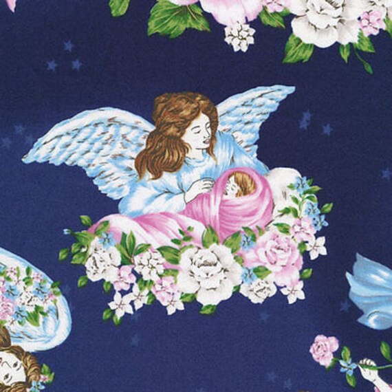 Angel Fabric Nursery Fabric: baby guardian angel A Beautiful