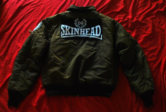 Punk Jacket Skinhead Jacket Military Coat Metal Jacket