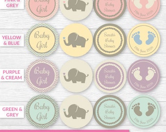Baby shower stickers | Etsy