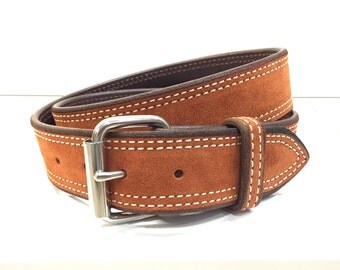 Burnt orange belt | Etsy