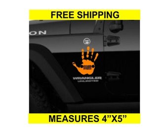 Jeep wave sticker | Etsy