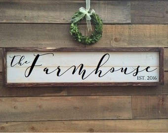 Farmhouse sign | Etsy