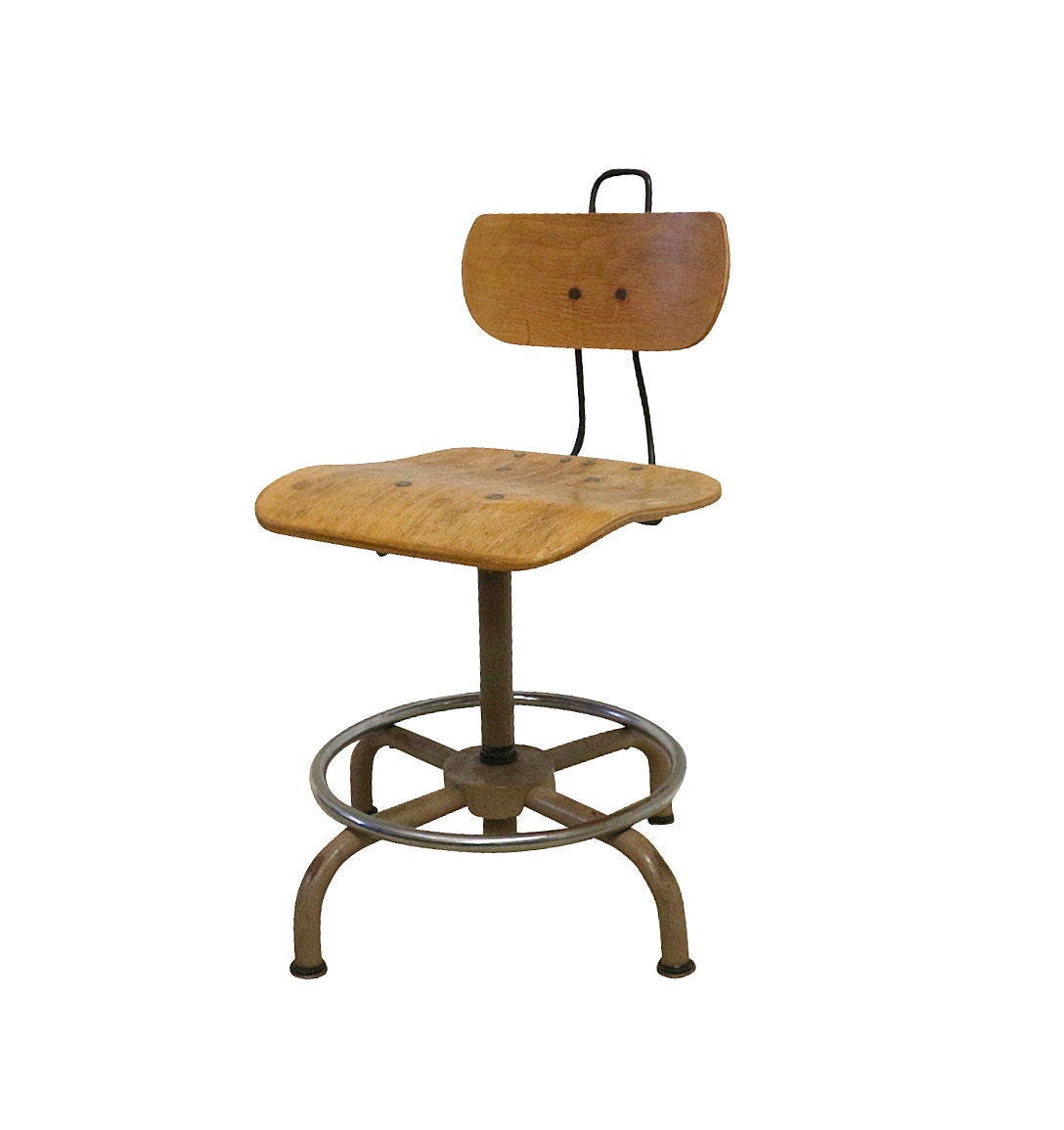 1930s Science Chair, Old Industrial Lab Seat, Vintage Office – Haute Juice
