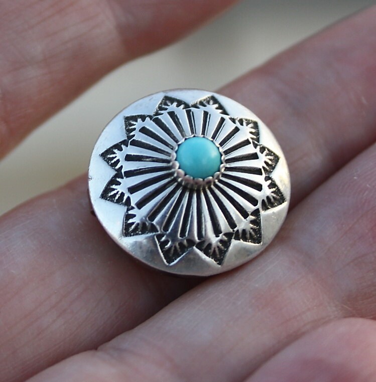 Store-wide SALE…Vintage Beautifully Hand Stamped Sterling Silver Dome ...