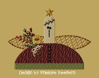 Primitive Machine Embroidery Design-Fall SamplerVersion