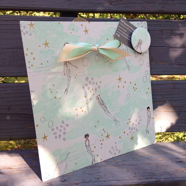 magnet memory boards fabric-wrapped organizers by rememorydesigns