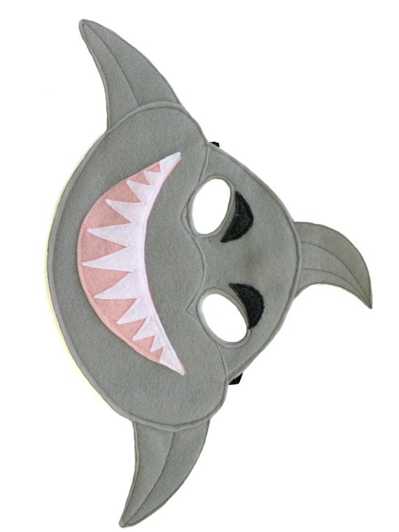 Children's SHARK Felt Mask