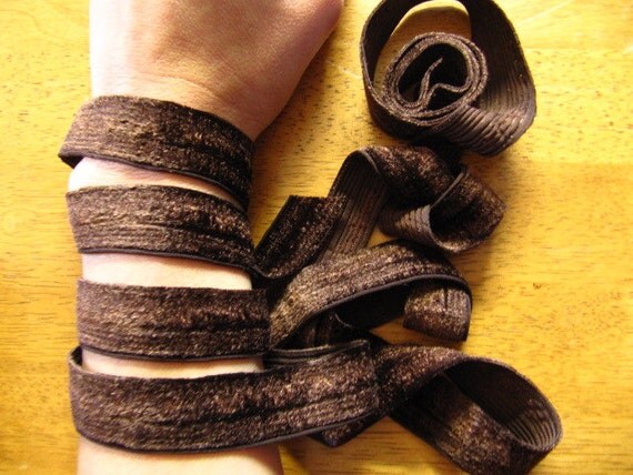 Brown Velvet Bondage Rope