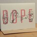 WEED Sign Language & Typography Greeting Card