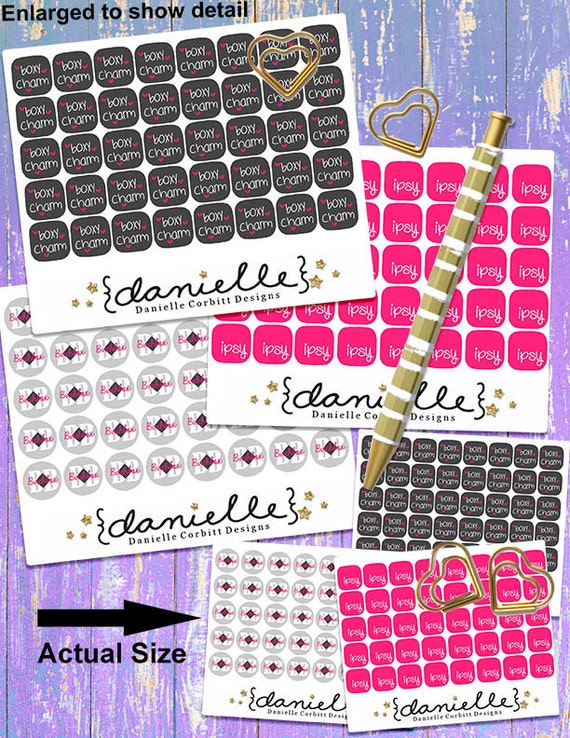 Items similar to Mini Subscription Box Trackers on Etsy