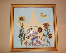 Unique pressed flower frame related items | Etsy