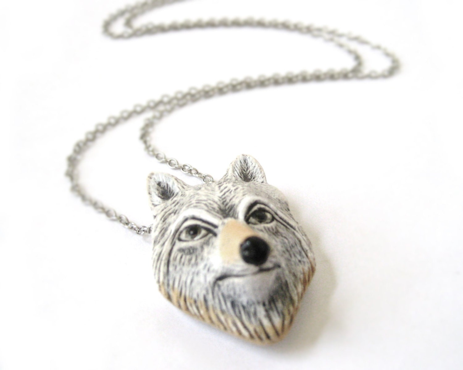 Wolf Necklace Jewelry Tribal Necklace Women Men Wolf