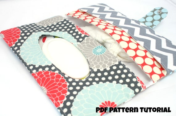 DIY Diaper Clutch sewing bag pattern tutorial by twigsandtweets