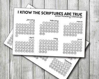 Items similar to 2015 LDS Primary Weekly Assignment Reminder Cards- (4 ...