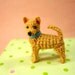Miniature Dingo Puppy Tiny Crochet Dog Stuffed Animals