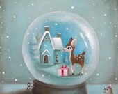 whimsical wall art by inameliart by inameliart on Etsy
