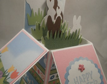 Easter pop up card | Etsy