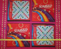 Unique scrabble fabric related items | Etsy