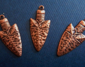 Copper arrowhead | Etsy