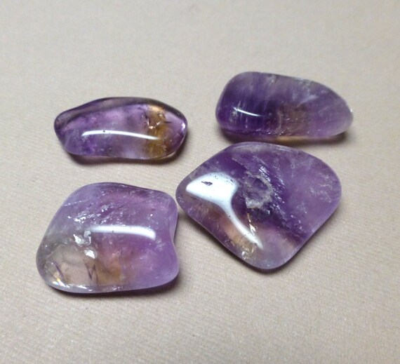 Tumbled Stones. Ametrine. Gemstone Undrilled. Wire Wrapping