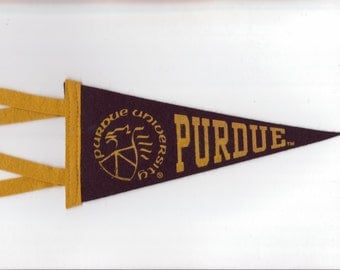 Purdue pennant | Etsy