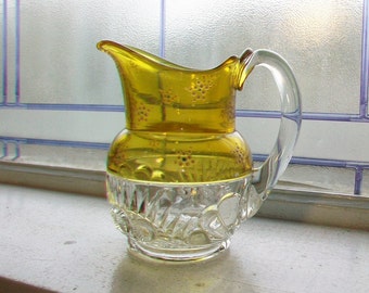 Small yellow pitcher | Etsy